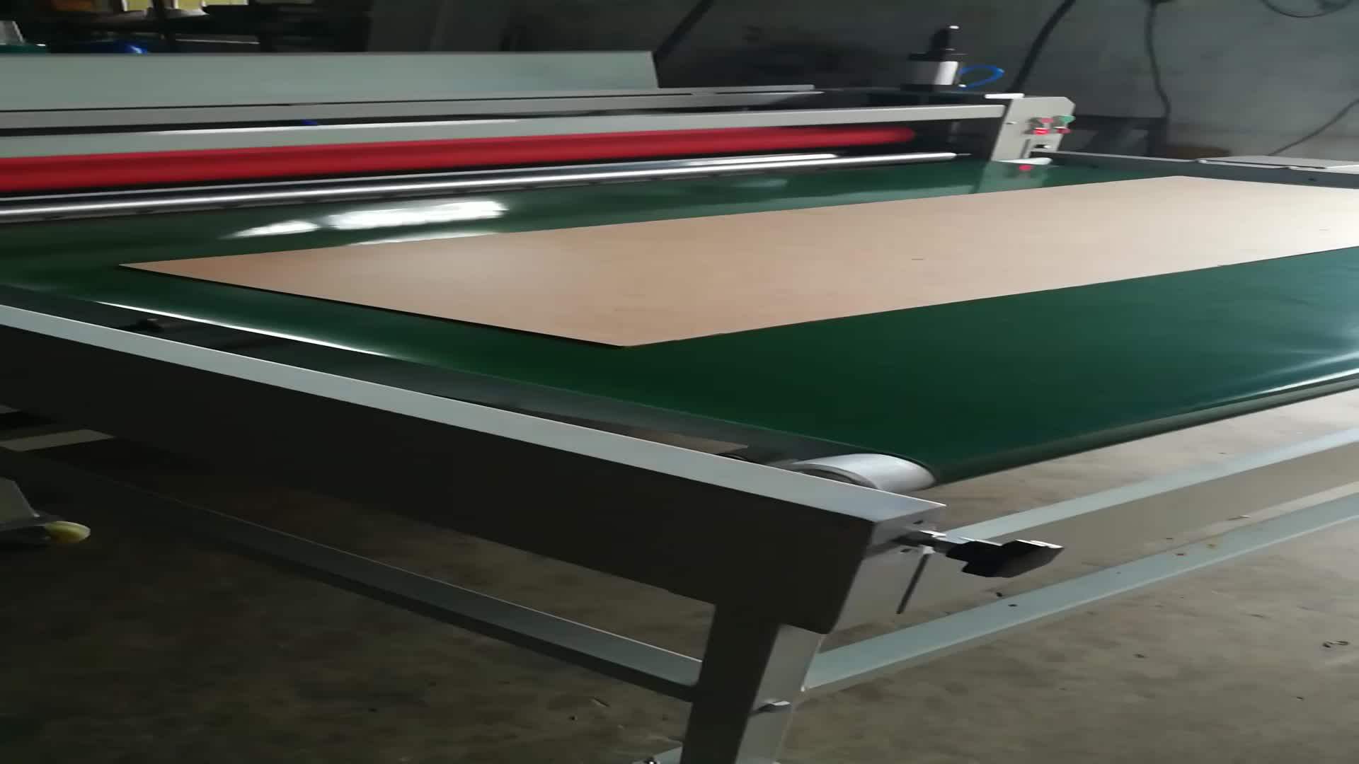 1600mm Acrylic Sheet Uv Liquid Coating Machine With Conveyor Belt ...