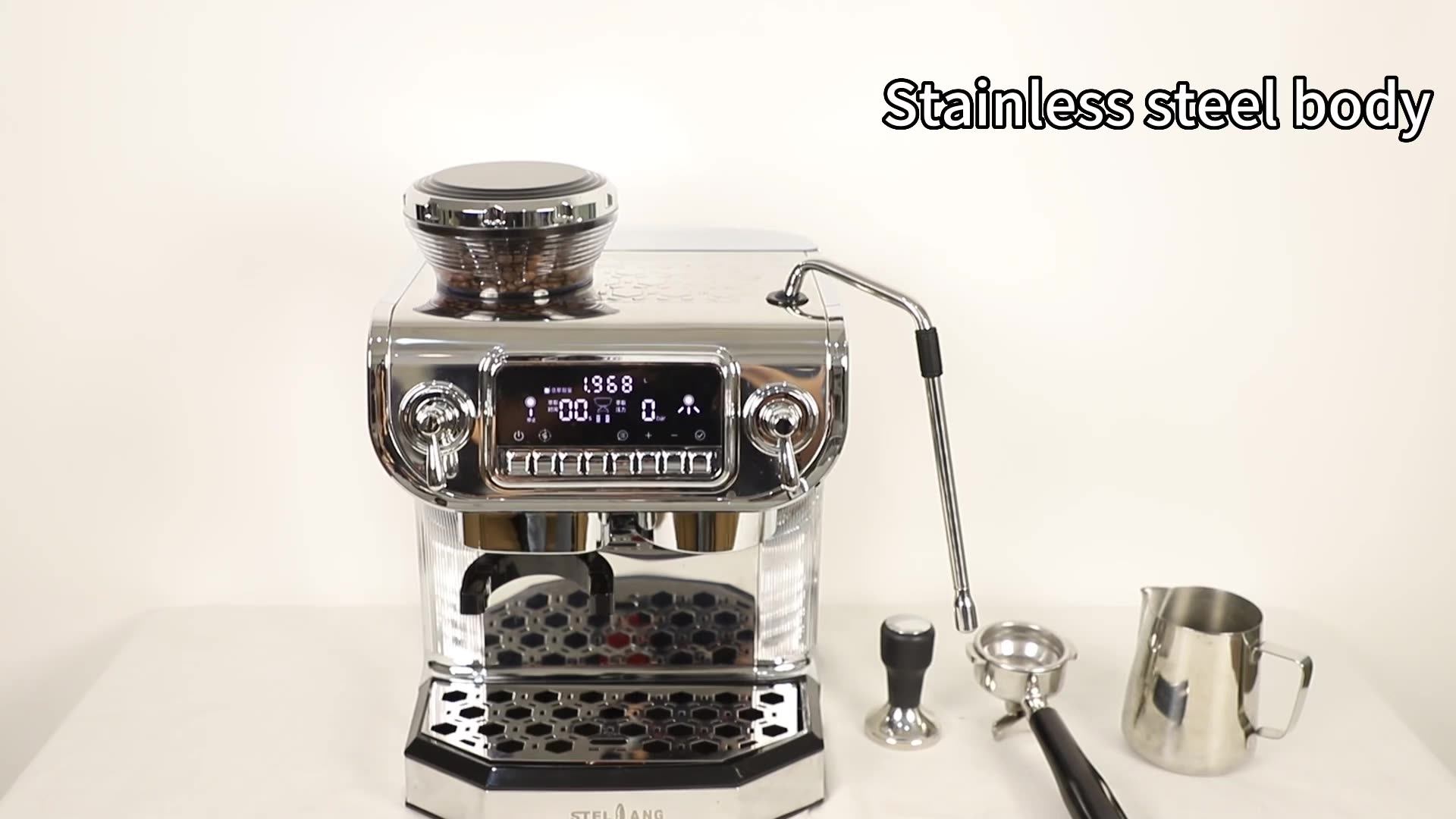 Electric Multifunctional Display Automatic Coffee Making Machine Manual ...