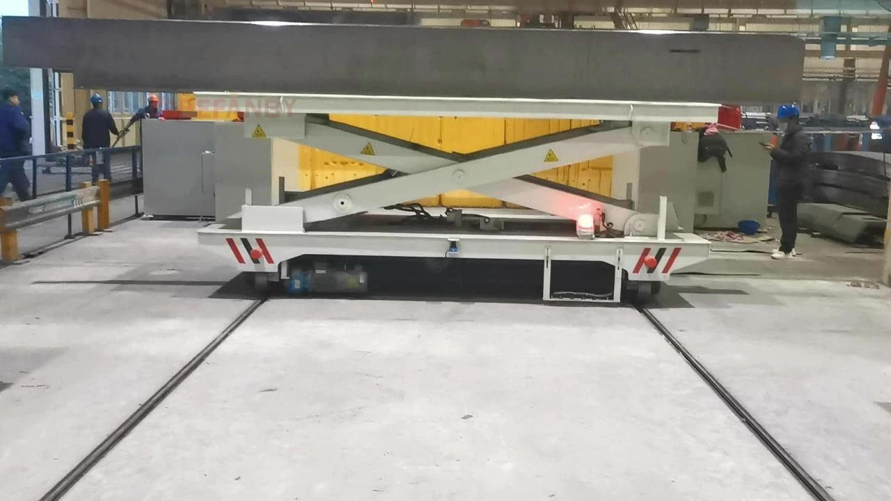 20ton Loading Hydraulic Self Driven Pallet Lifting Trolley - Buy Pallet ...