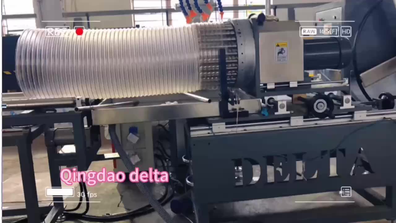 Polyurethane Flexible Spiral Air Ventilation Hose Produce Machine Metal ...