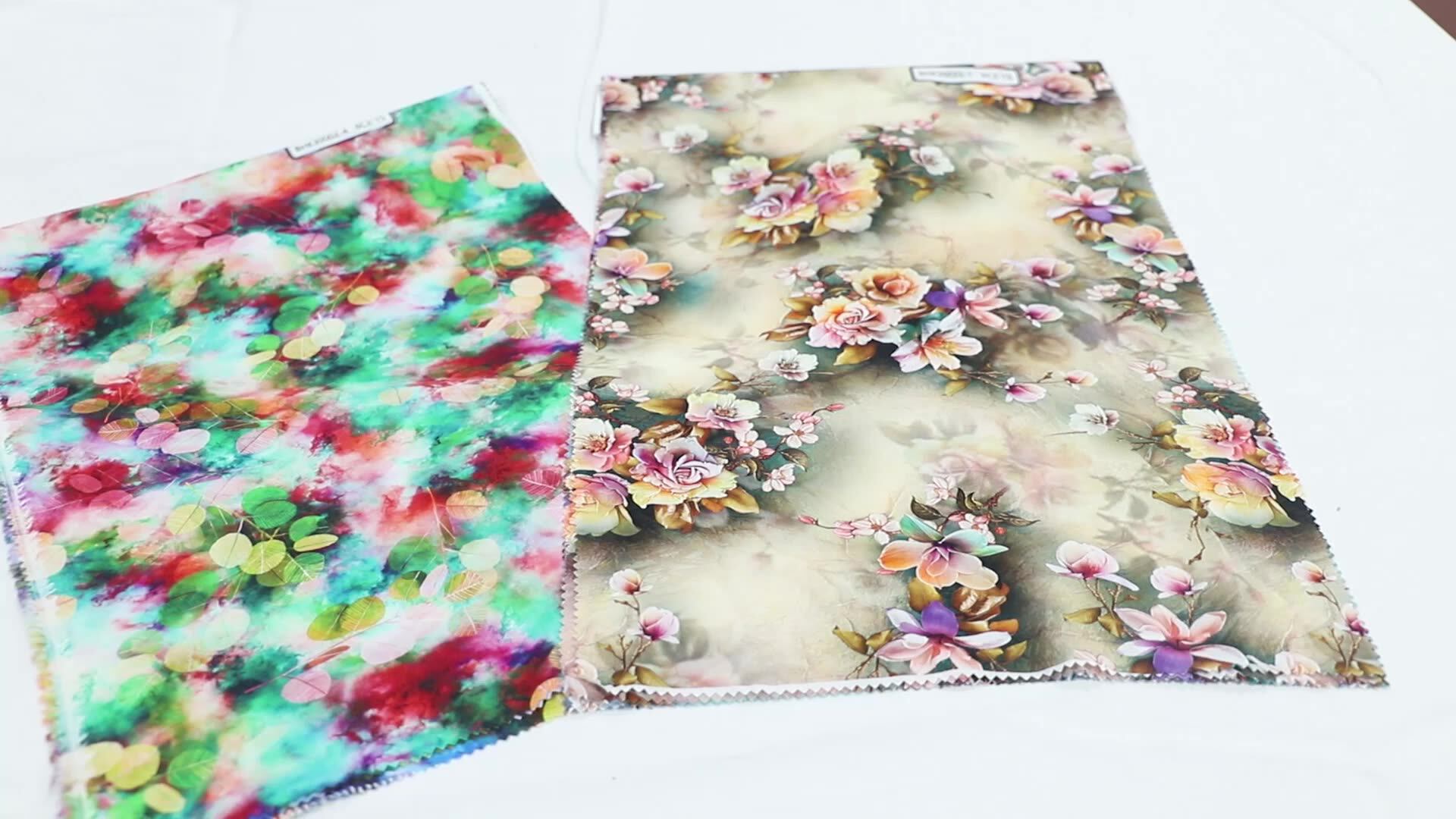 Spun Rayon Challis Fabric 100% Viscose Rayon Printed Tecido Viscose ...