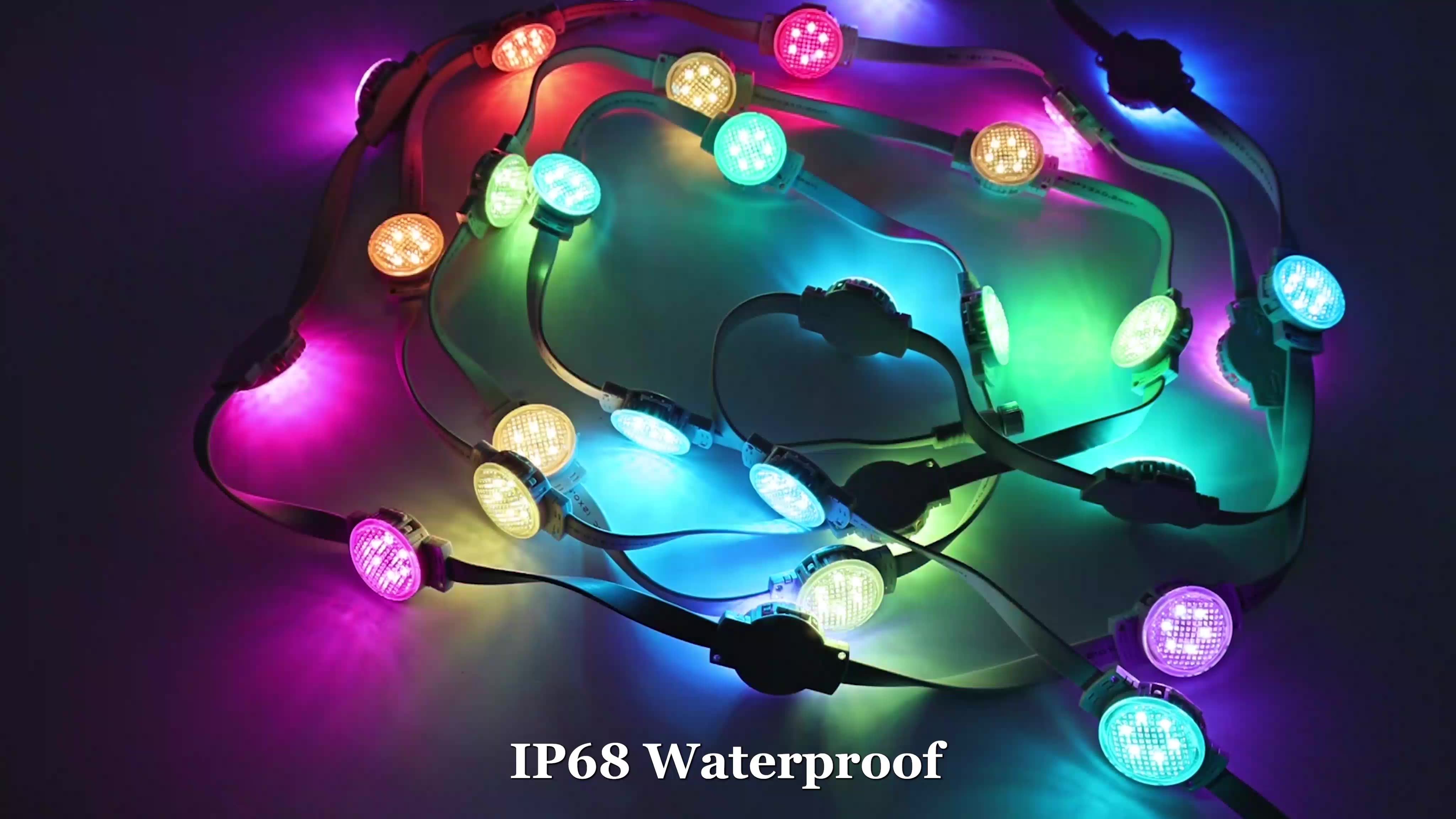 12v Permanent Outdoor Pixel Lights Ip68 Waterproof Led Light Source ...