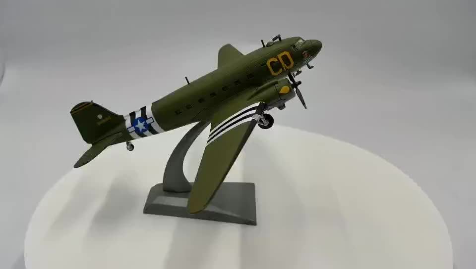 1943 C-47 Usa 1 100 Aircraft Diecast Model New Product - Buy New ...