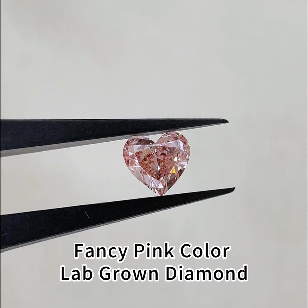 Lab Diamond Igi Certificate Pink Color Lab Created Diamond Loose Hpht ...