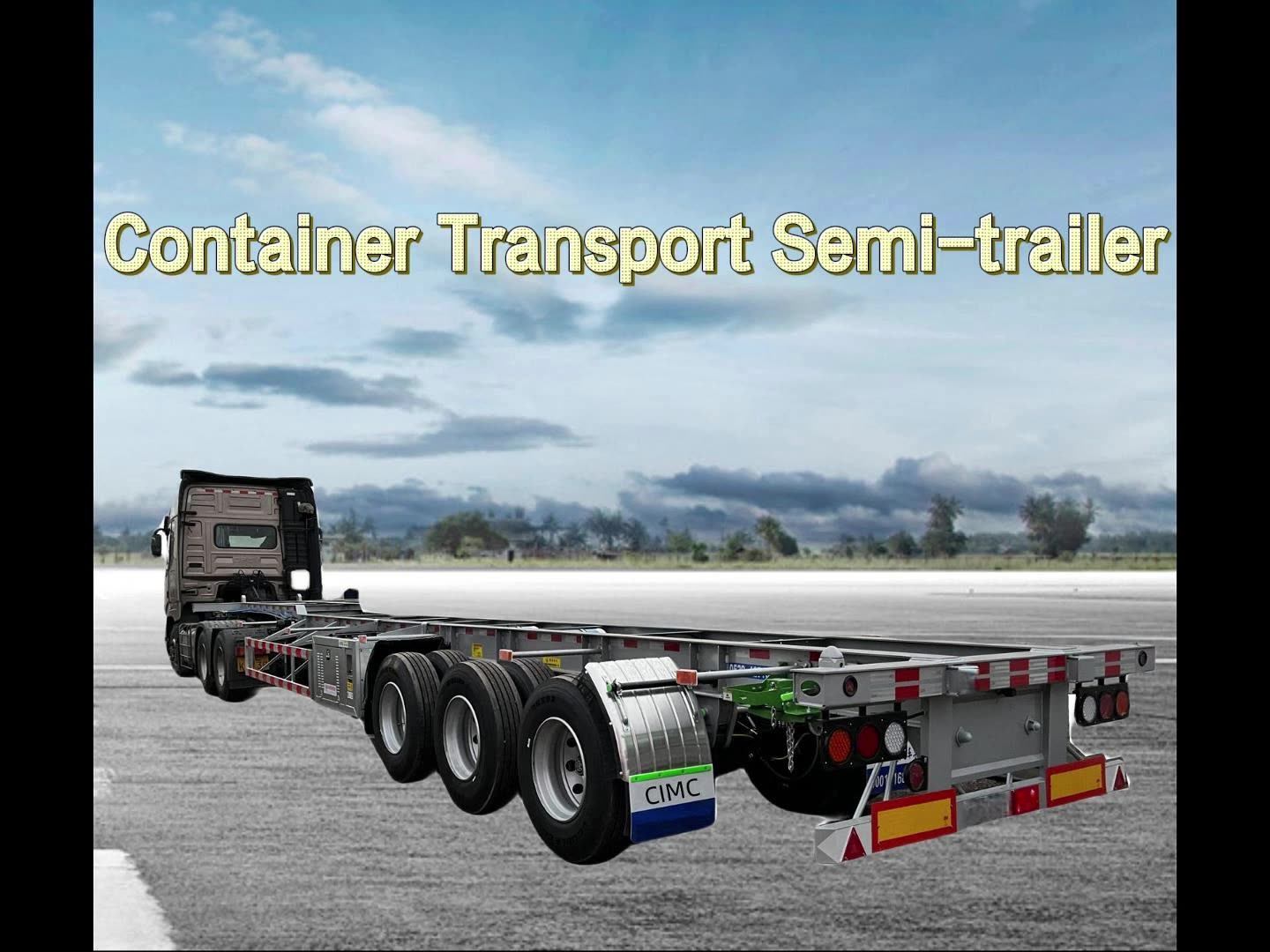 Container Chassis Slider Chassis Container Semi Trailer - Buy Container Semi Trailer,Semi ...