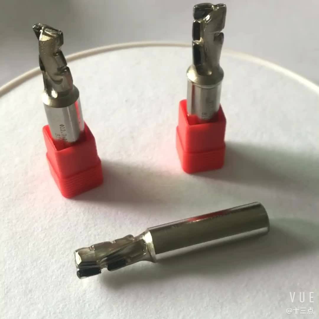 12.7*25.4*12.7 Z=1+1 Diamond Spiral Router Bits Pcd Woodworking Tool ...