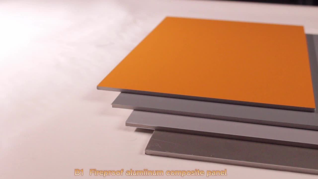 Panel Komposit Aluminium Tahan Api Pelapis Dinding Eksterior Facade Fr ...