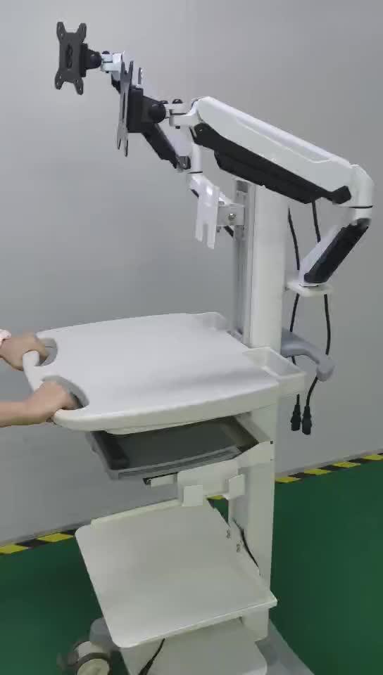 2019 Mobile Computer Laptop Medical Cart Hospital Equipment Workstation ...