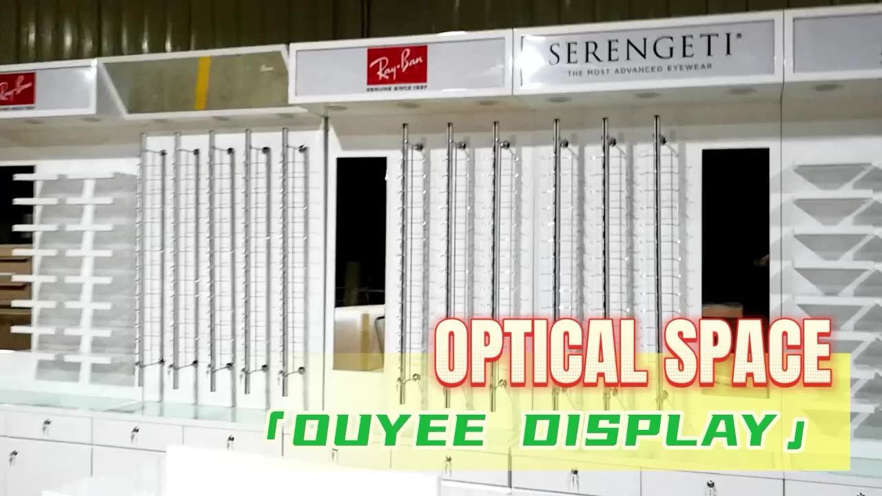 Modern Optical Display Cabinets Eyewear Shop Displays Wall Mount ...