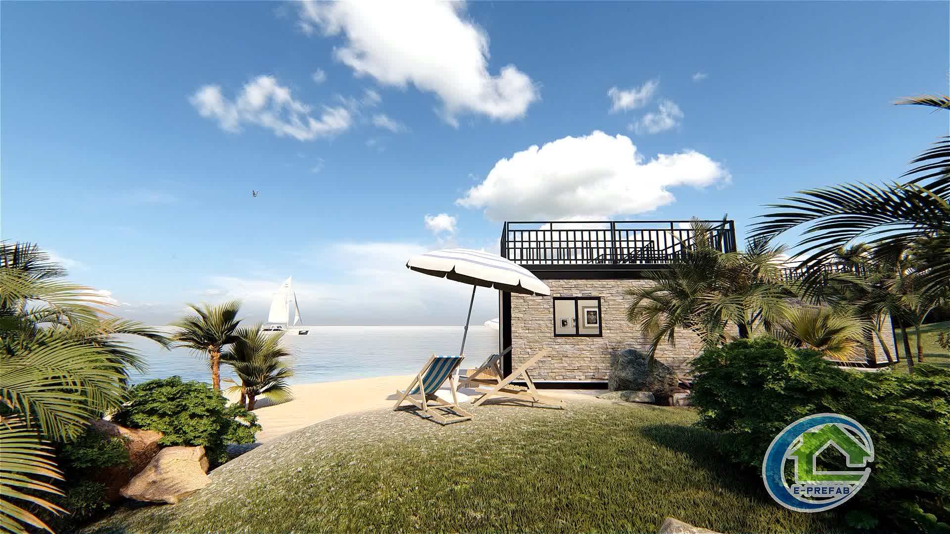 Modern Alibaba Prefabricated House Luxury Villa Well Design - Buy ...