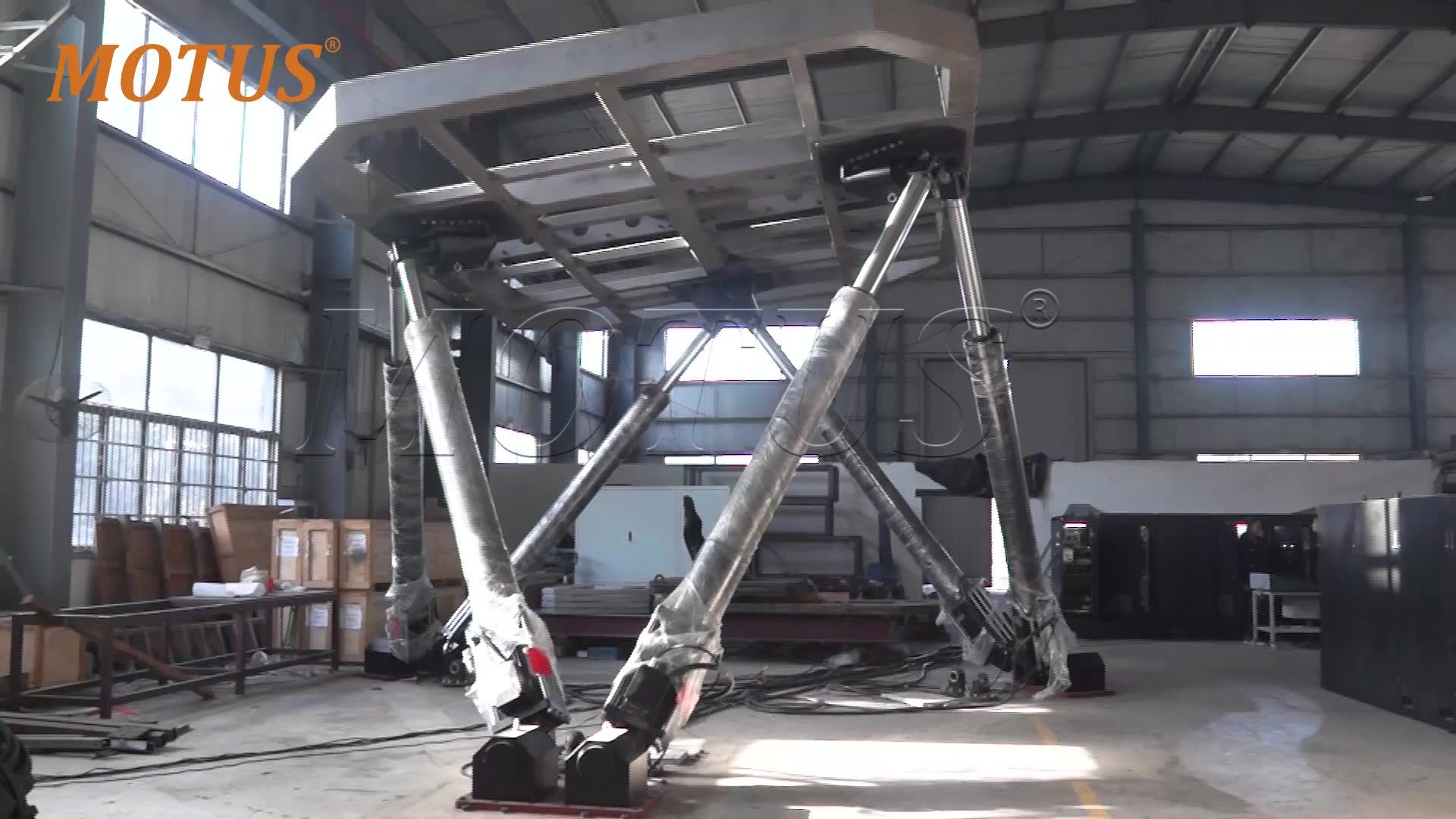 6 Dof Motion Platform Load 14000kg Professional Manufacturer High Speed ...