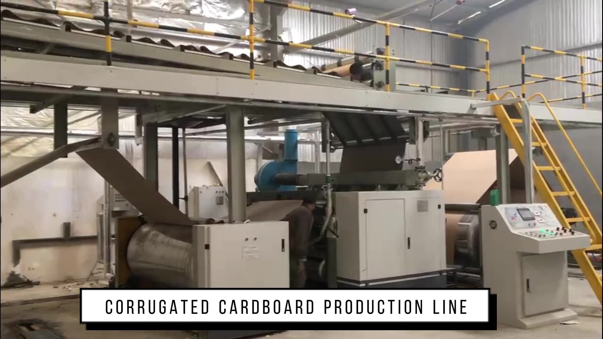 China Automatic High Speed Corrugated Cardboard Making Production Line ...