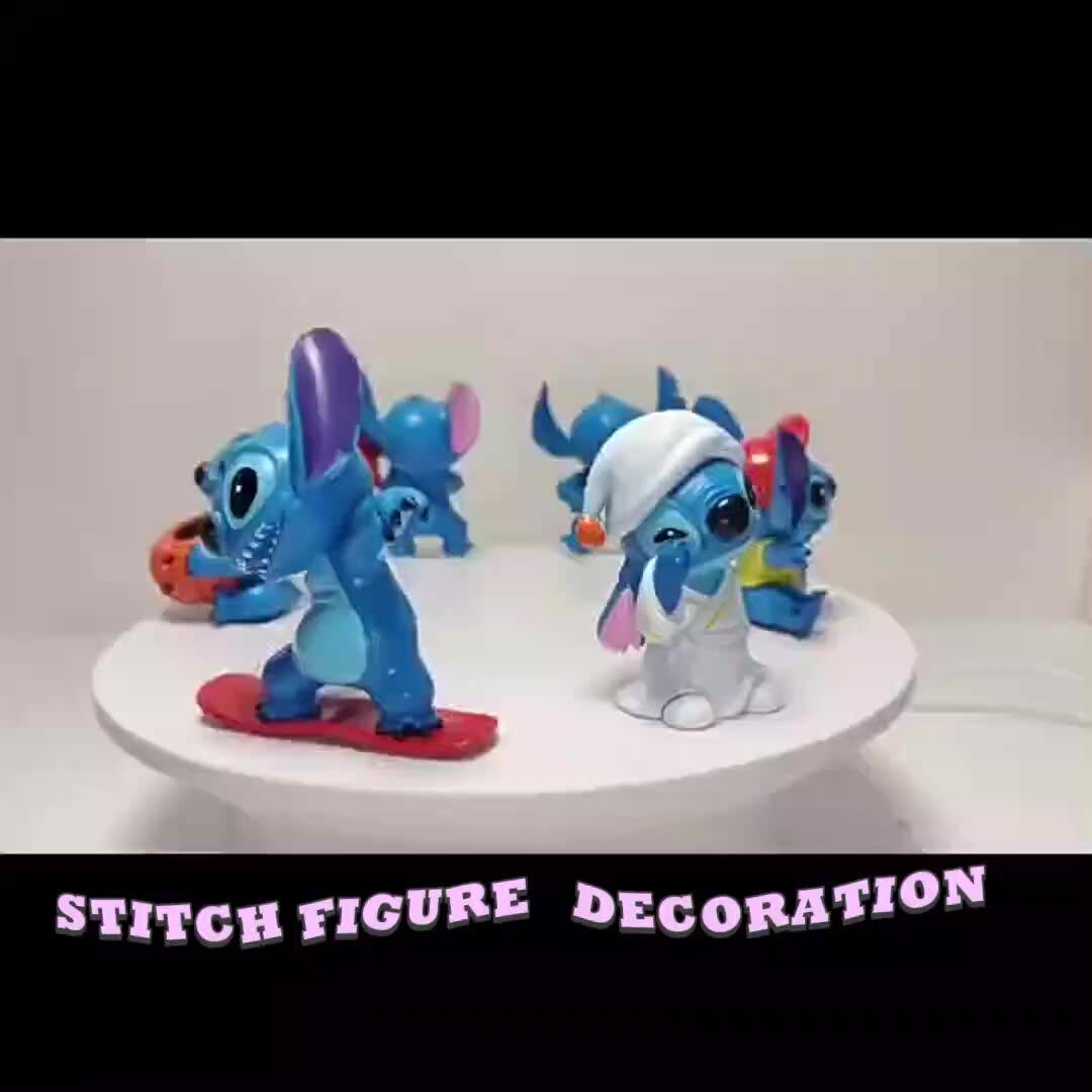 High Quality Stitch Anime Characters Display Models Pvc Action Figures ...