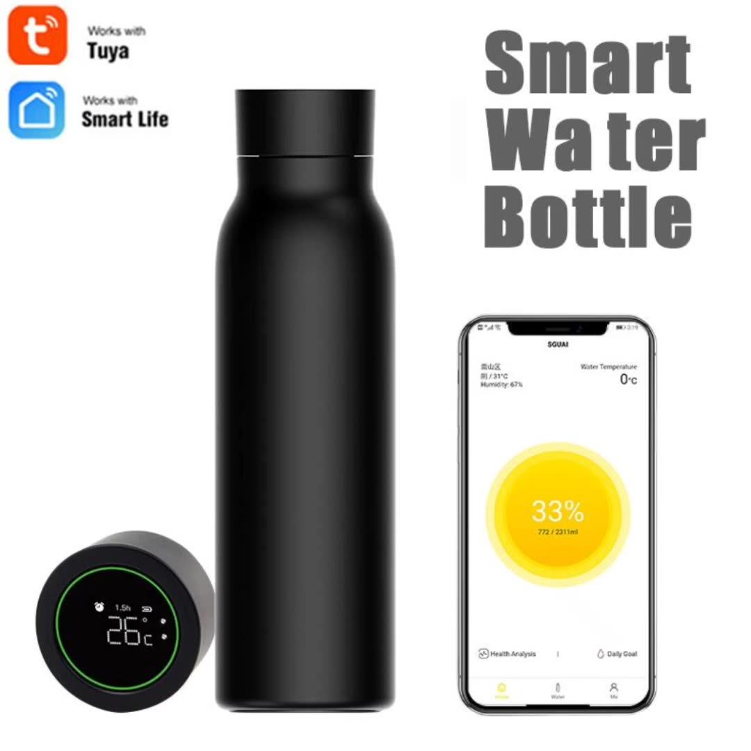2022 Smart Bottle With App Remind Drinking Water 316 Stainless Steel ...