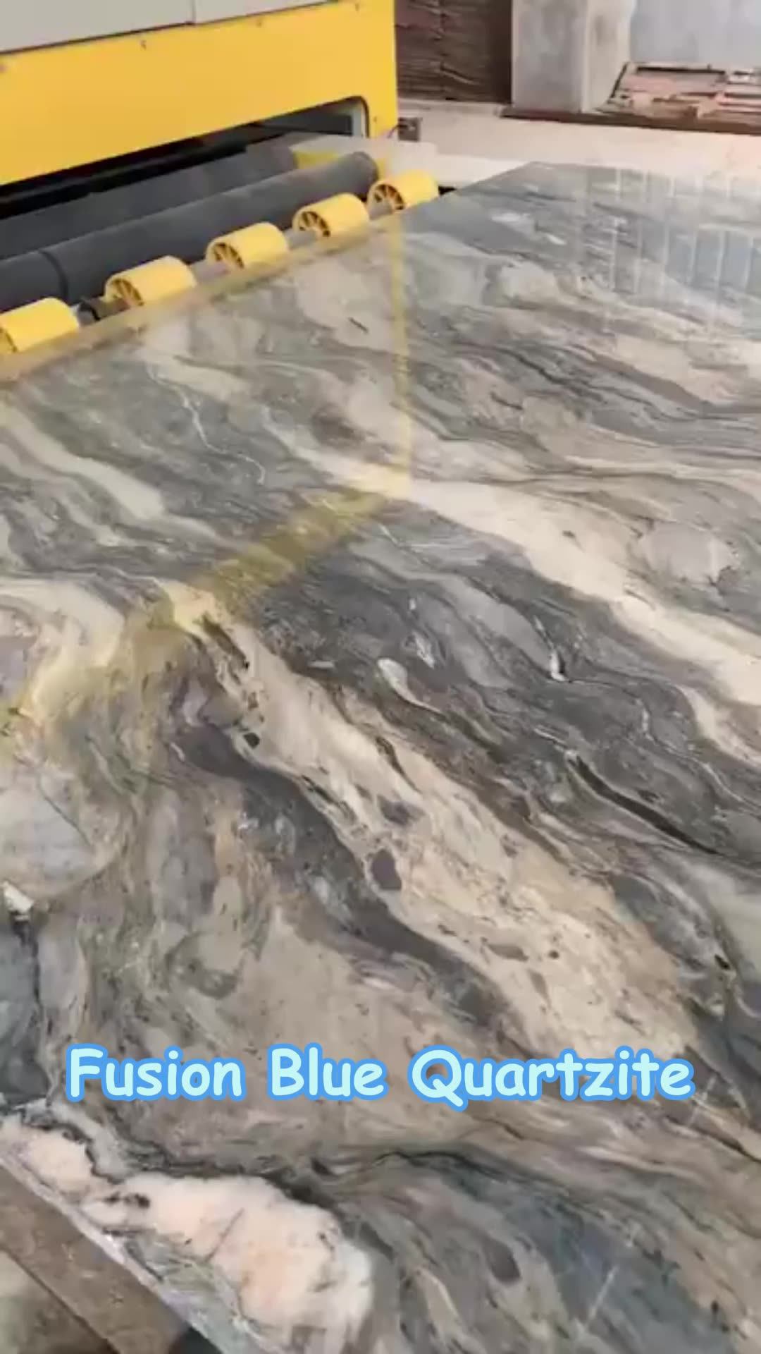 Yd Stone Wave Veins Quartzite Slab Natural Quartzite Fusion Blue ...