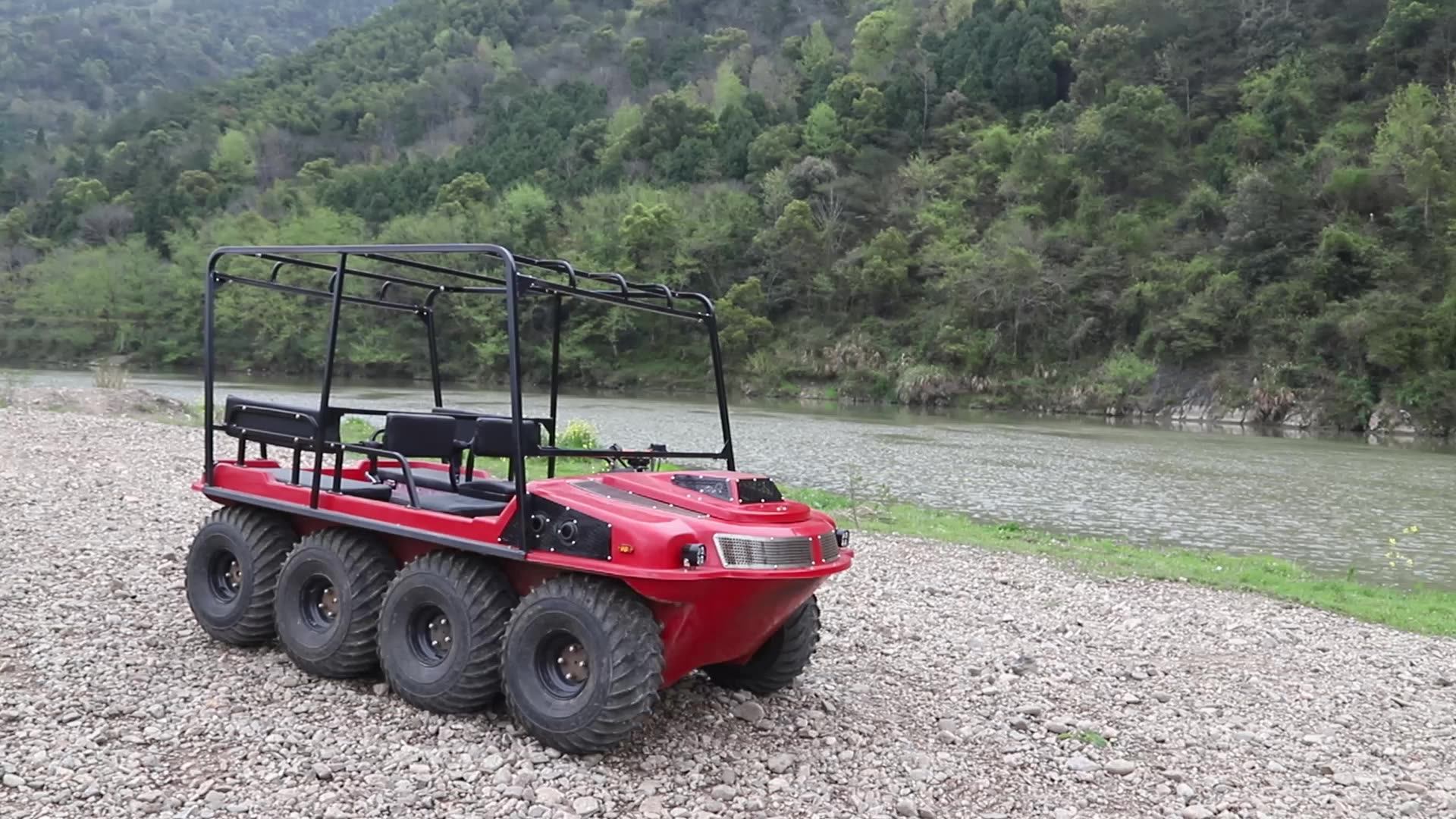 Hsd-bv228 8x8 All Wolf Wheeld Amphibious All Terrain Vehicle - Buy All ...