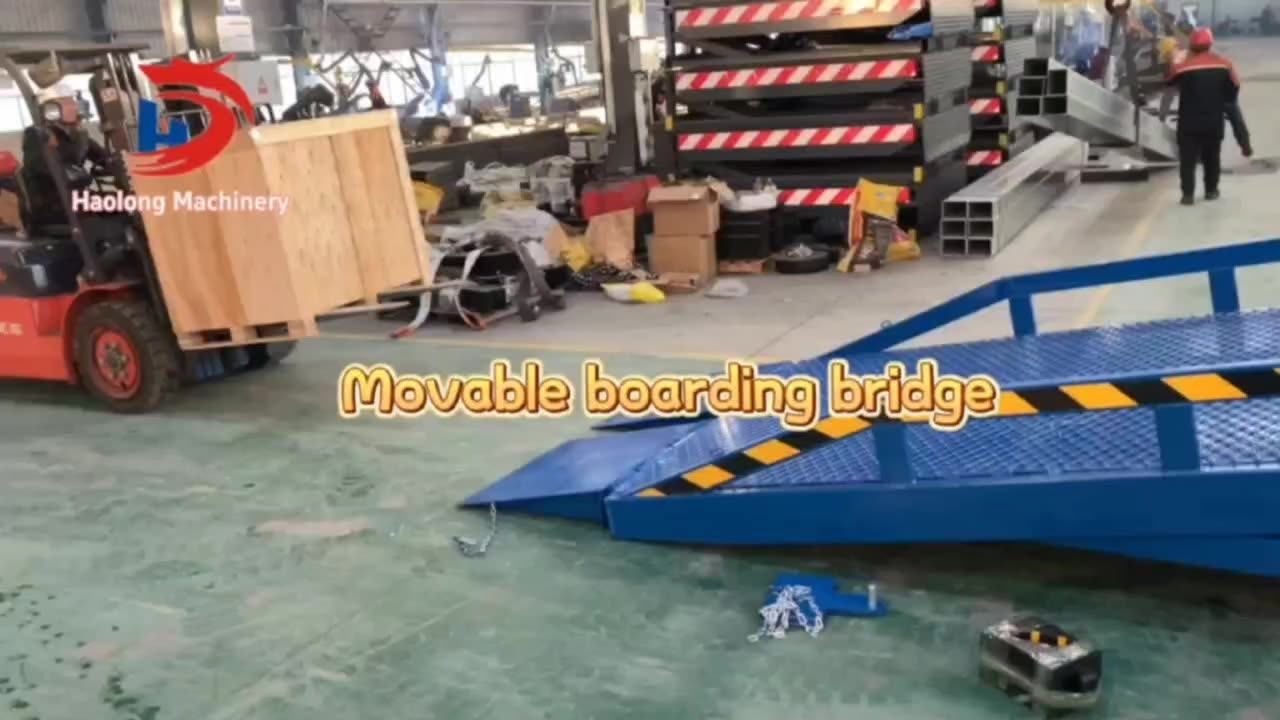 Forklift Ramp Loading And Unloading Platform,Movable Ramp Bridge Load ...