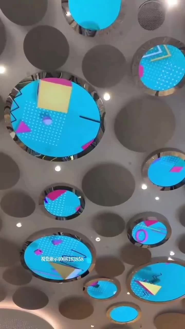 圆形led显示屏 led圆饼屏p2p2.5p3p4 前维护磁吸 单双面led正圆屏-阿里巴巴