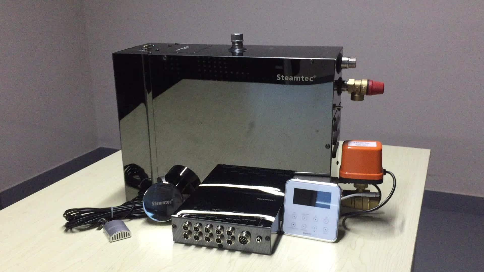 Steamtec ครอบครัวซาวน่าอบไอน้ำห้องอาบน้ำฝักบัวเครื่องทำน้ำอุ่นเครื่อง ...
