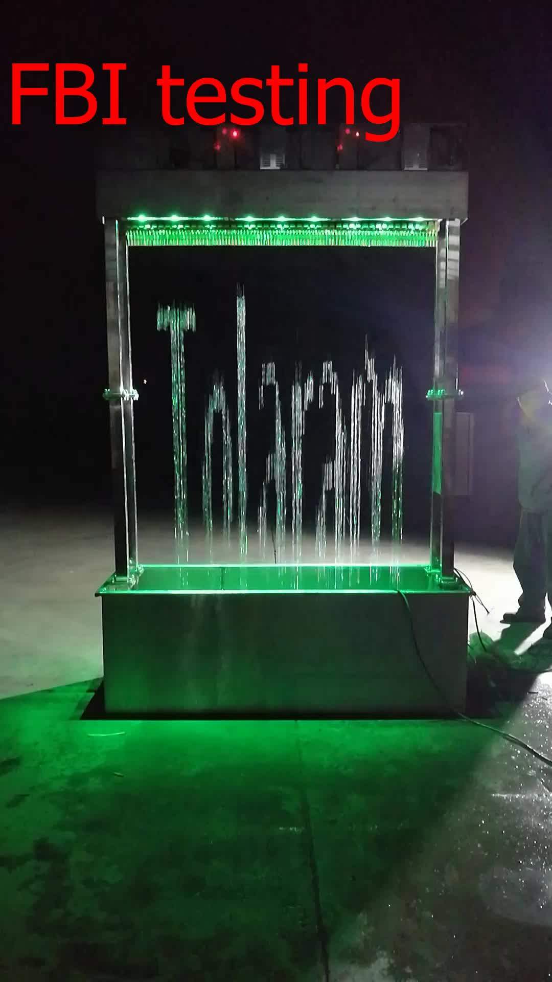 Large Outdoor Geometric Water Fountain Flash Water Wall - Buy Outdoor ...