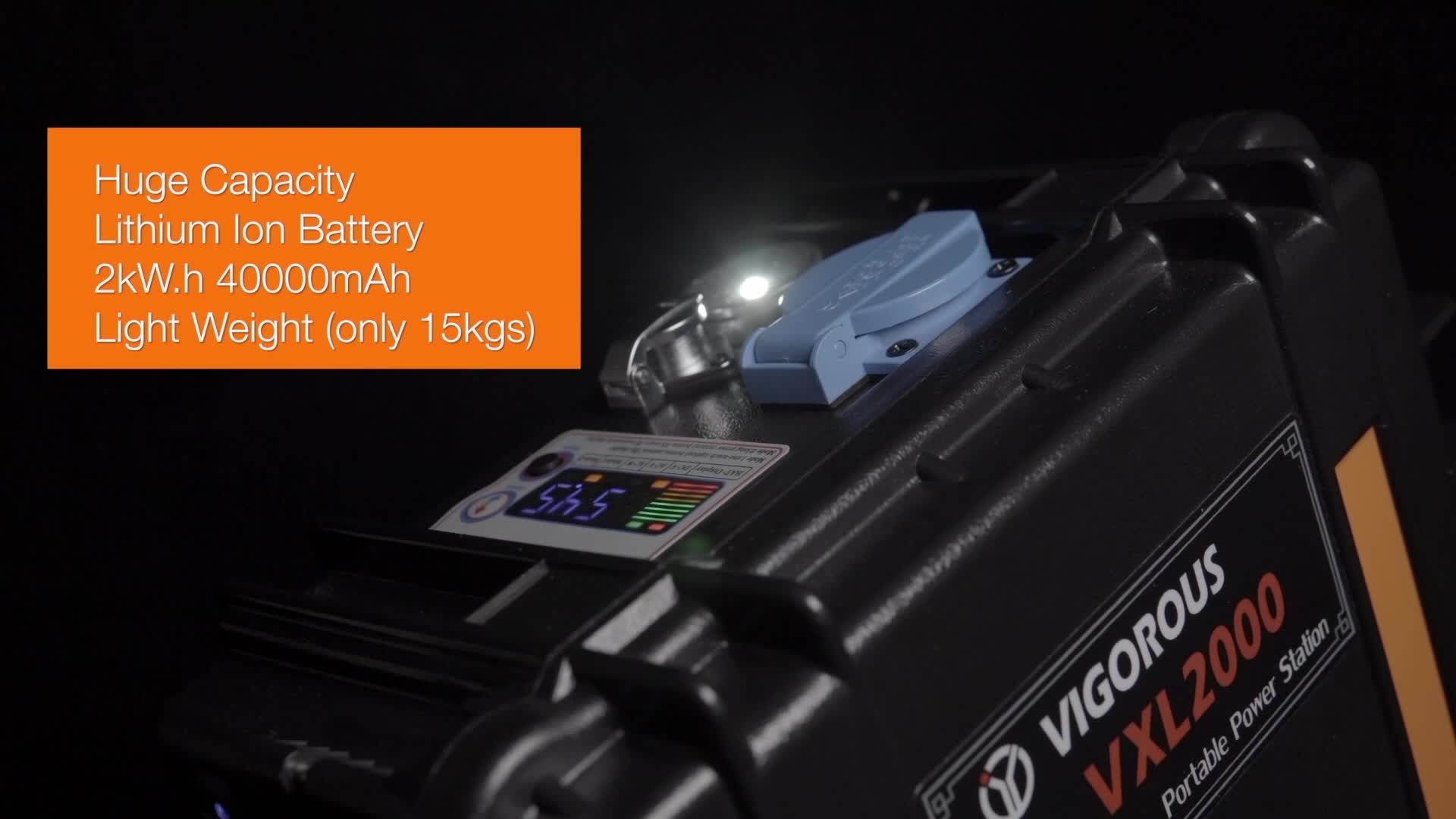 2000wh Portable 220v Portable Solar Generator 1500 Watt 2000w Portable ...