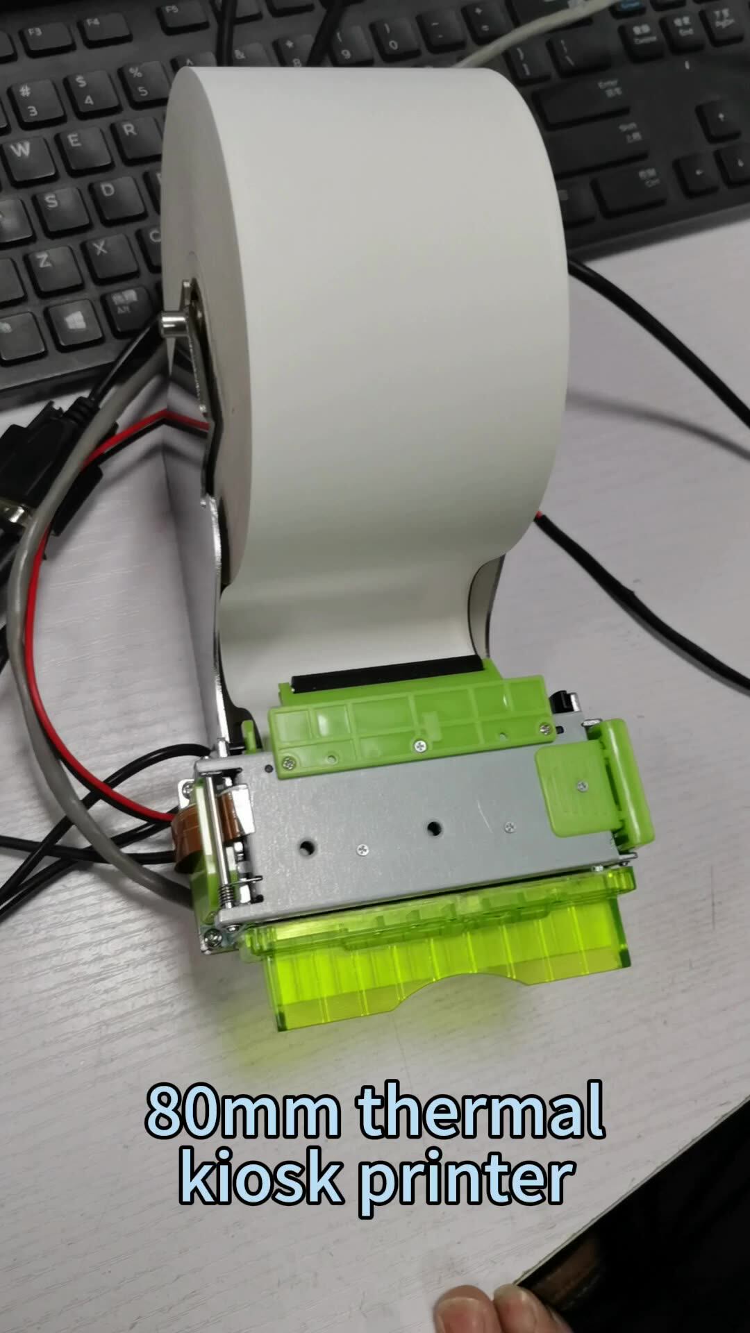 80mm High Performance Mini Thermal Receipt Printer Embedded Boarding Pass Paper Kiosk Barcode ...