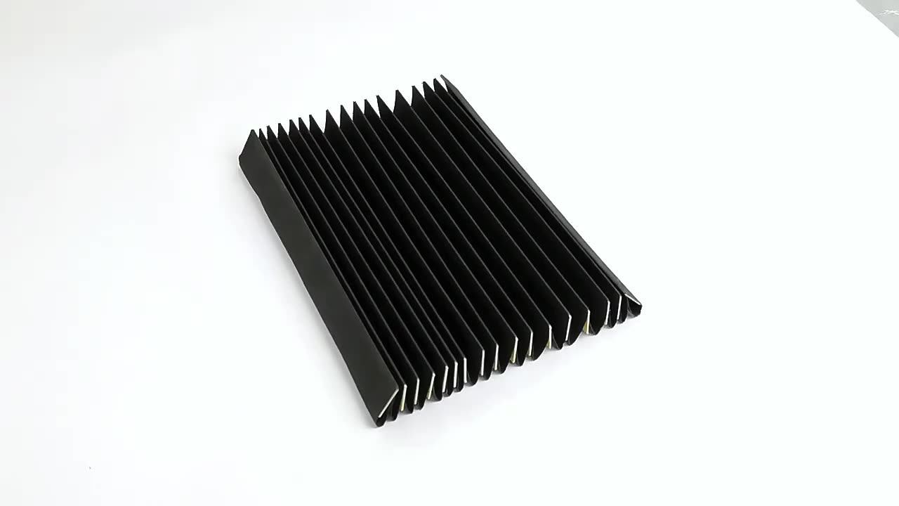 Cnc Machine Telescopic Accordion Guard Shield Retractable Protection ...