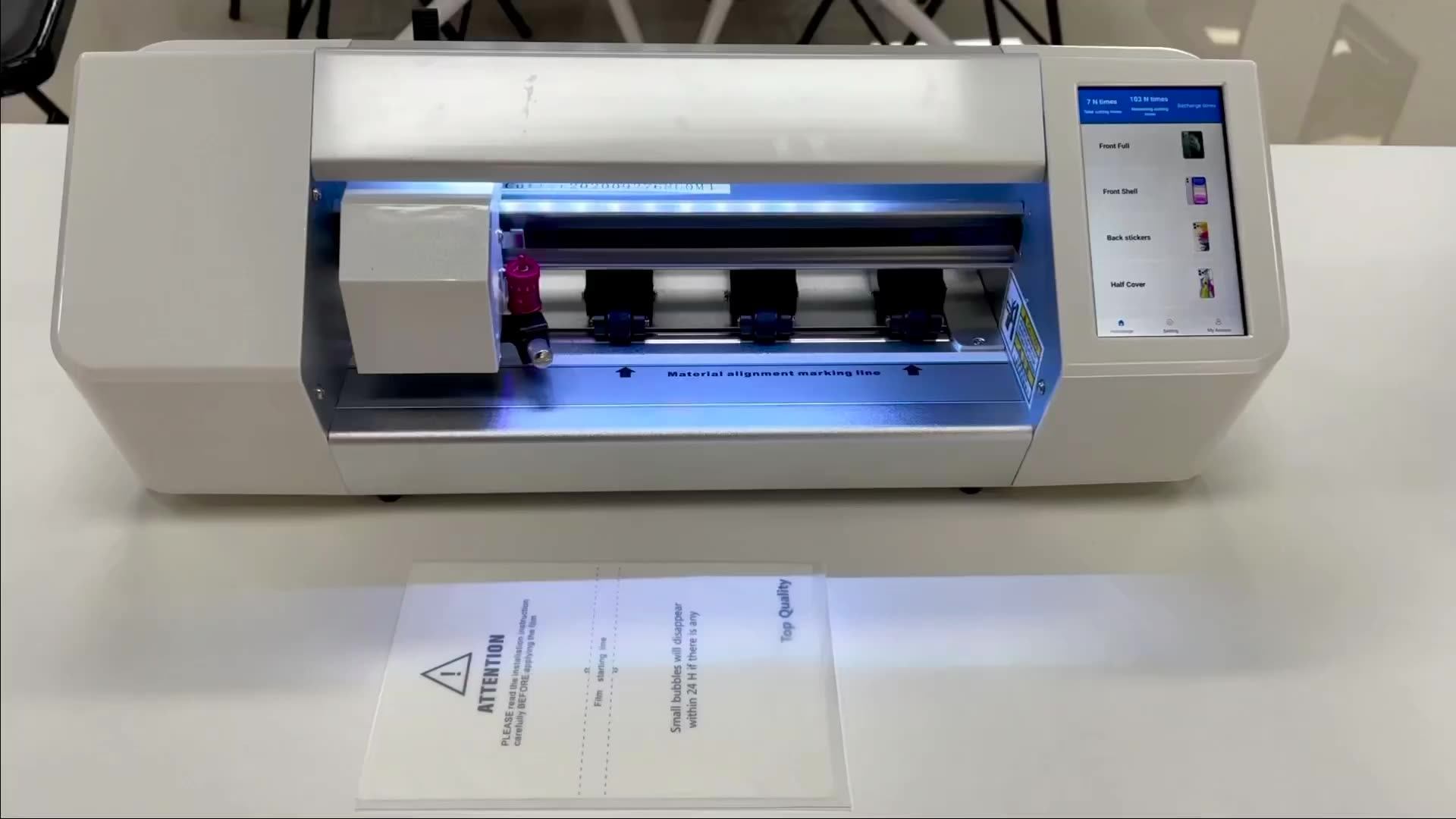 Automatic Smartphone Mobile Phone Tpu Screen Protector Making Laser ...