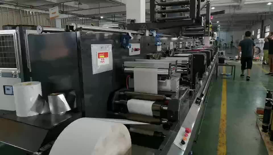 Flexo Print Label Flexographic Printer Film Printing Press With Screen ...