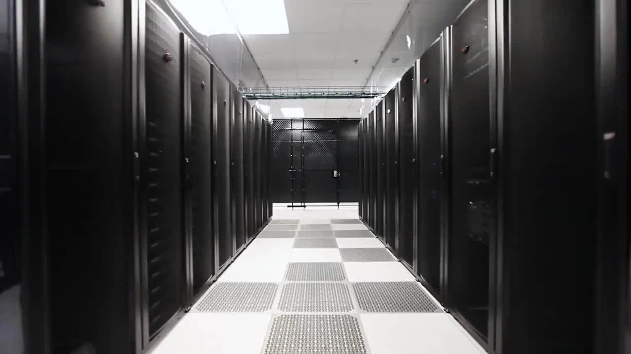 42u Aisle Containment Sliding Door 1200mm Deep Network Cabinet ...