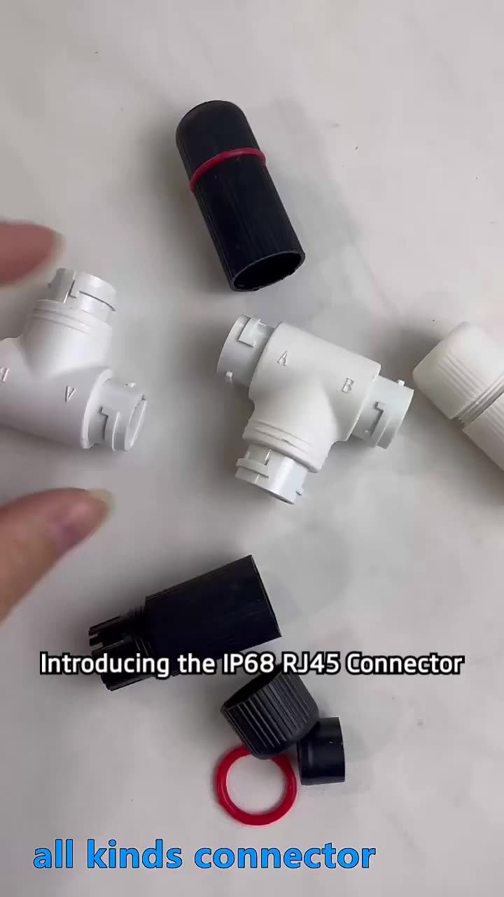 Rj45 Connector Cat6 Stp Female To Female Waterproof Coupling Extention ...