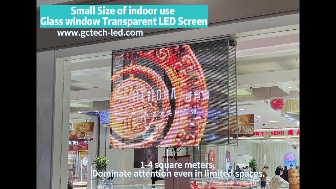 Gc Tech Led Transparent Video Wall See Through Translucent Display ...
