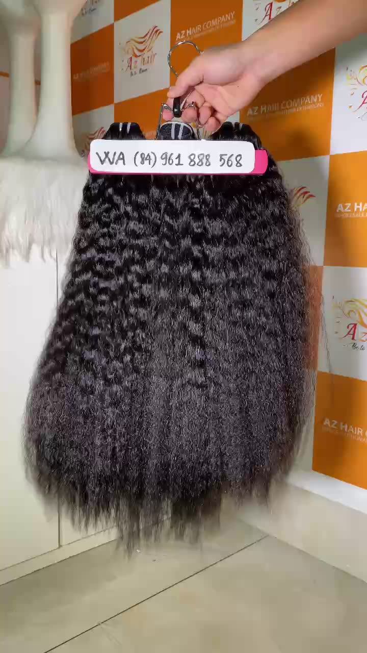 Raw Kinky Straight Yaki Hair Bundles Vendors Factory Wholesale Price ...