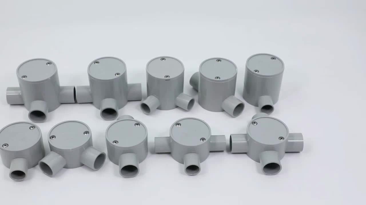 White Pvc Junction Box Through Box 2 Way 20mm - Buy Pvc Junction Box ...