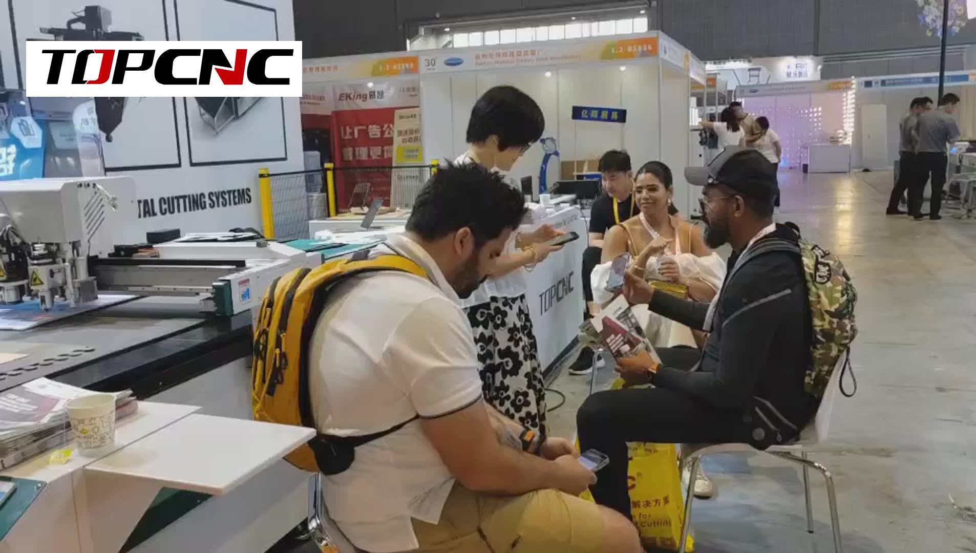 Tc 2024 Cnc Corrugated Board Carton Box Sample Cutting Digital Machine ...