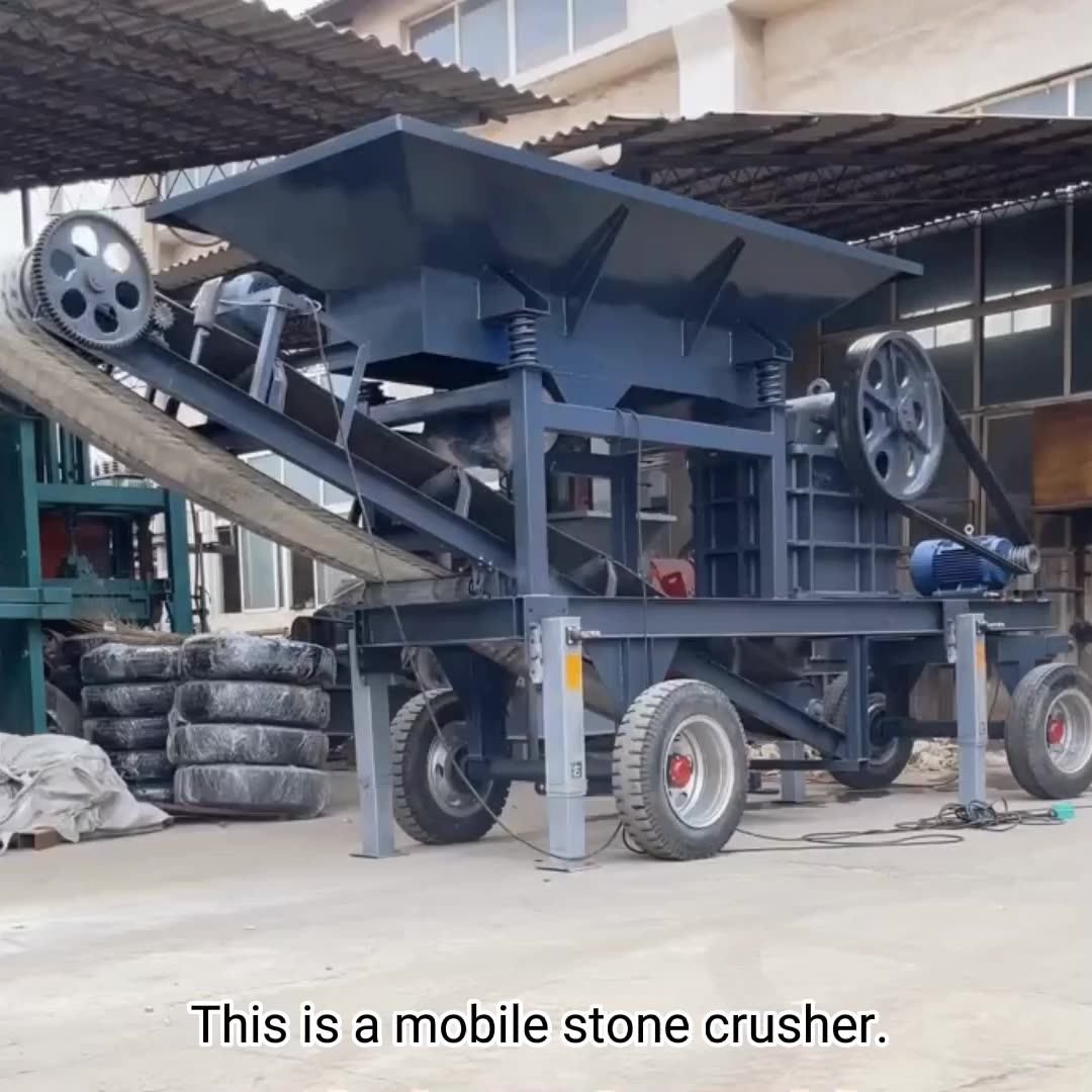 Portable Diesel Engine Pe Mobile Iron Gold Ore Granite Stone Rock ...