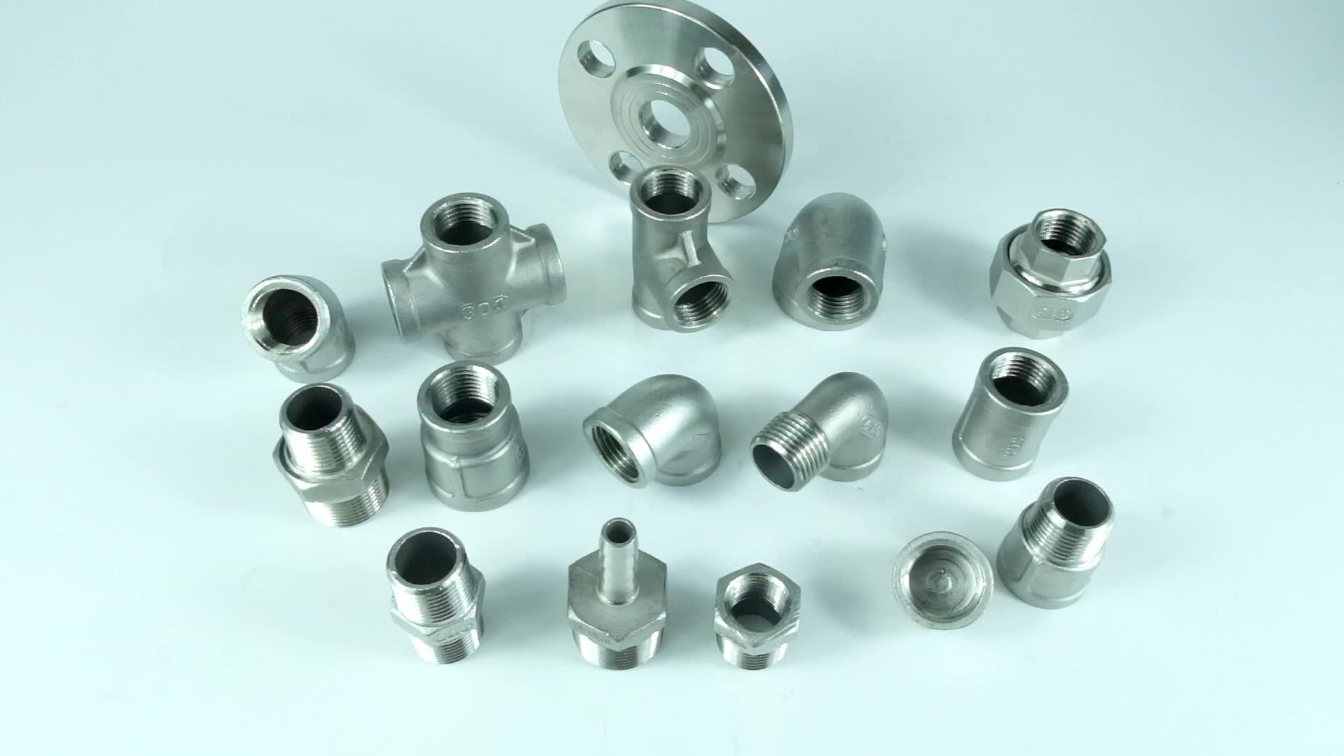 Bsp Npt Dn50 Dn32 Malleable Stainless Steel Pipe Fitting Ss 304 316l ...