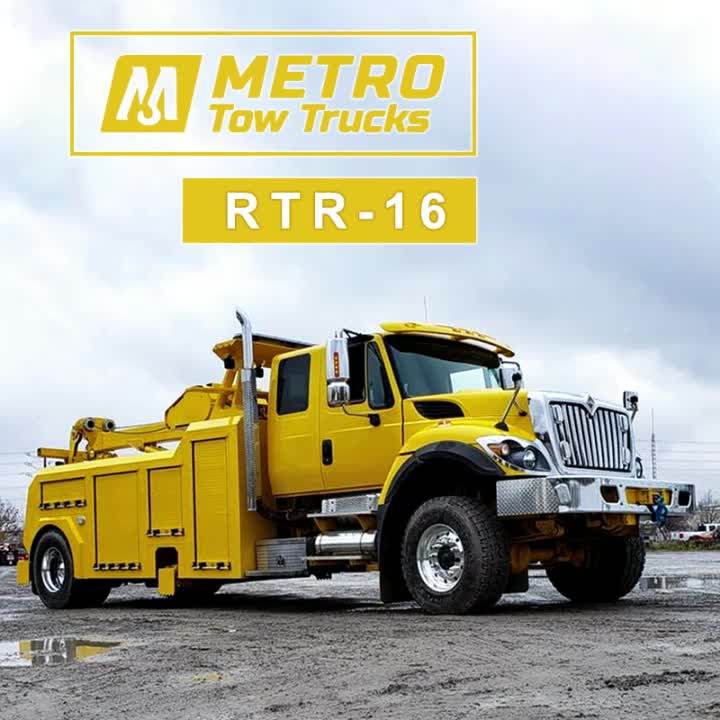 360 Degrees Rotator Boom Europe Style Composite Tow Truck Body Metro ...