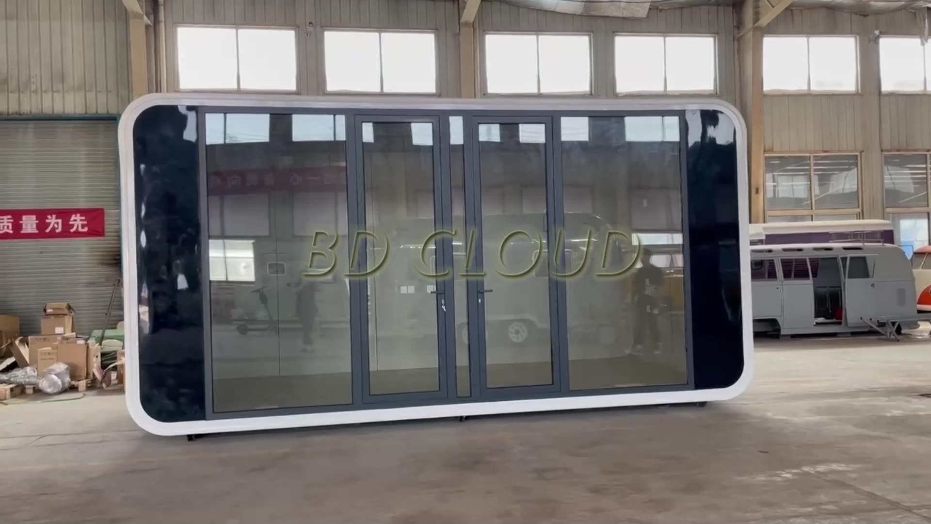 Modern Design Office Pod Prefabricated Apple Cabin Container House ...