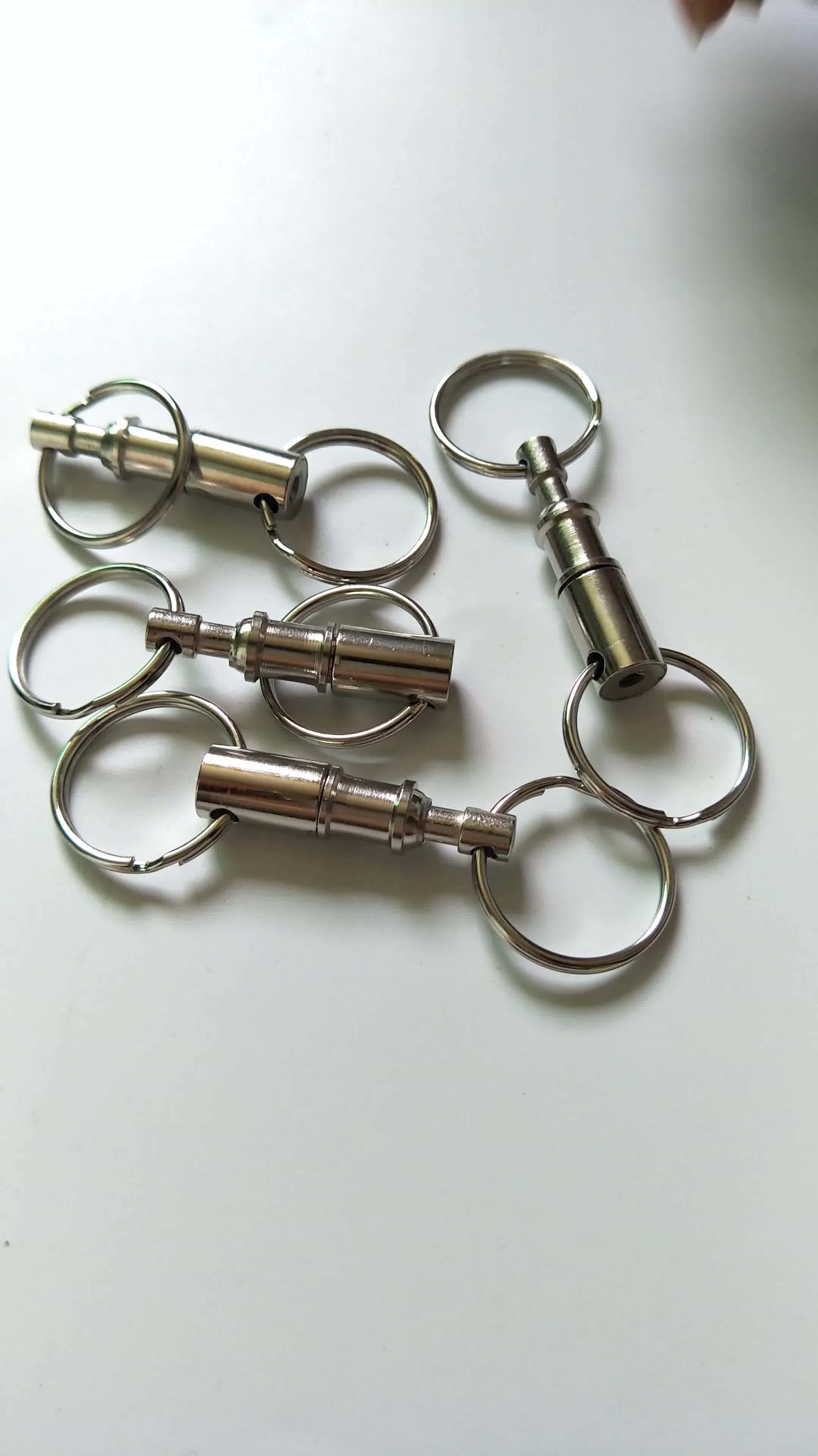 Convenient Detachable Removable Pull Apart Quick Release Keychain Key ...