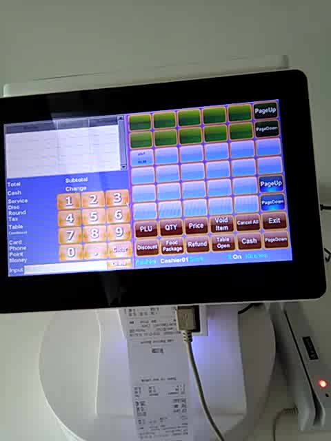 All In One 10.1"capacitive Touch Dual Screen Pos Cash Registers New ...
