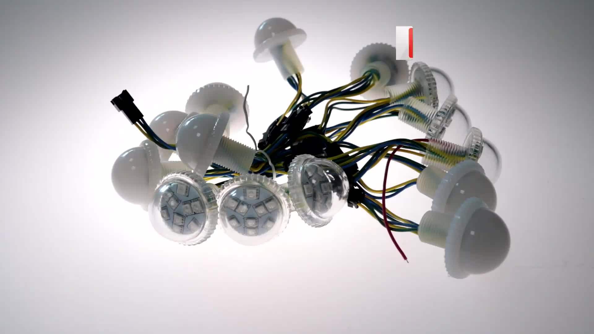 Shenzhen Disco Stage Rgb Led Dot Lighting Dc12v&24v 35mm 9leds Led ...