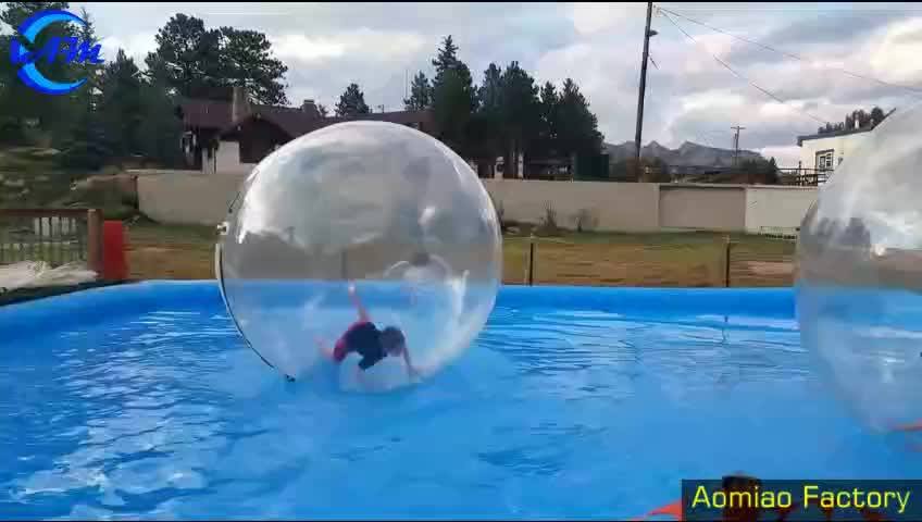 Tpu/pvc Inflatable Giant Water Fountain Glass Walking Ball Paintball ...