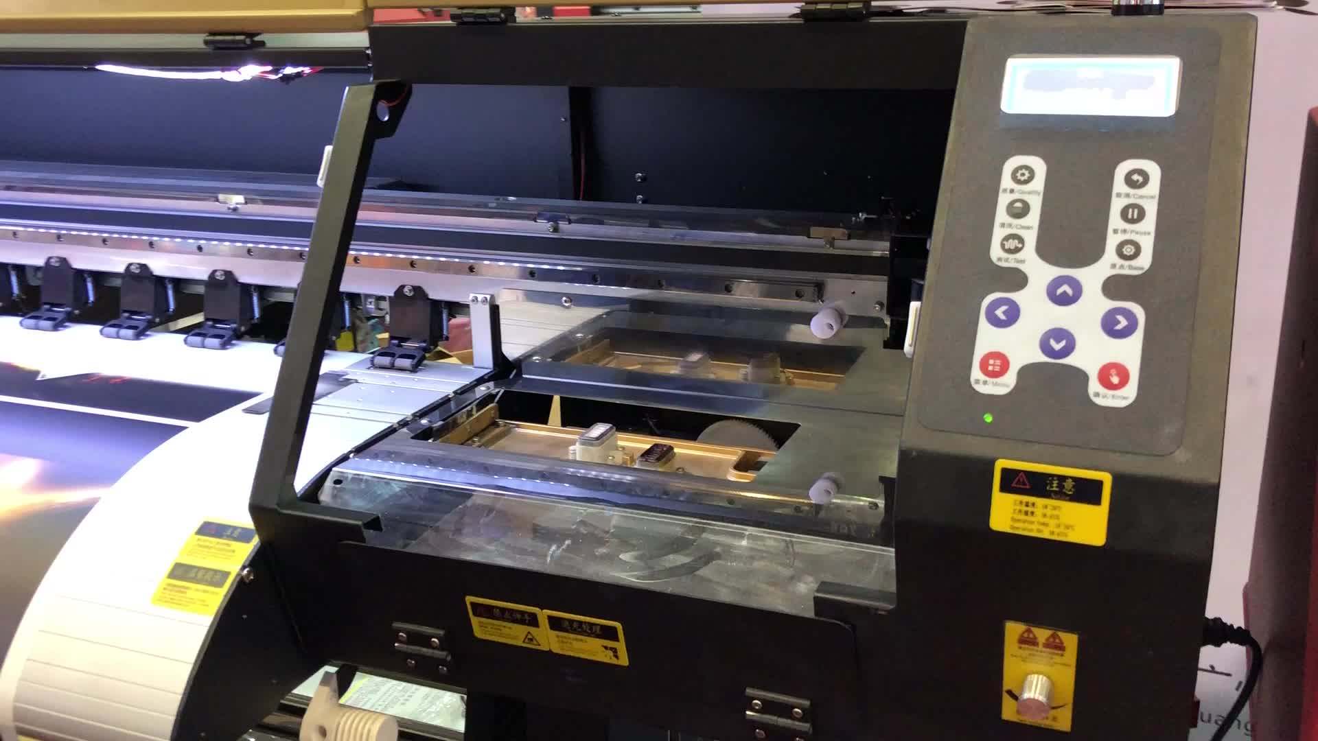 Industrial Fast Uv Printer With 1.93m Xaar Printhead Printing Canvas ...