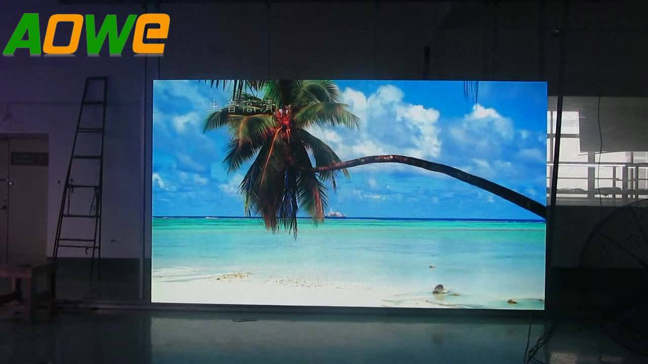 Aowe Ledwall Mount 3mm Indoor Led Video Wall 16 X 9ft - Buy Wall Mount ...