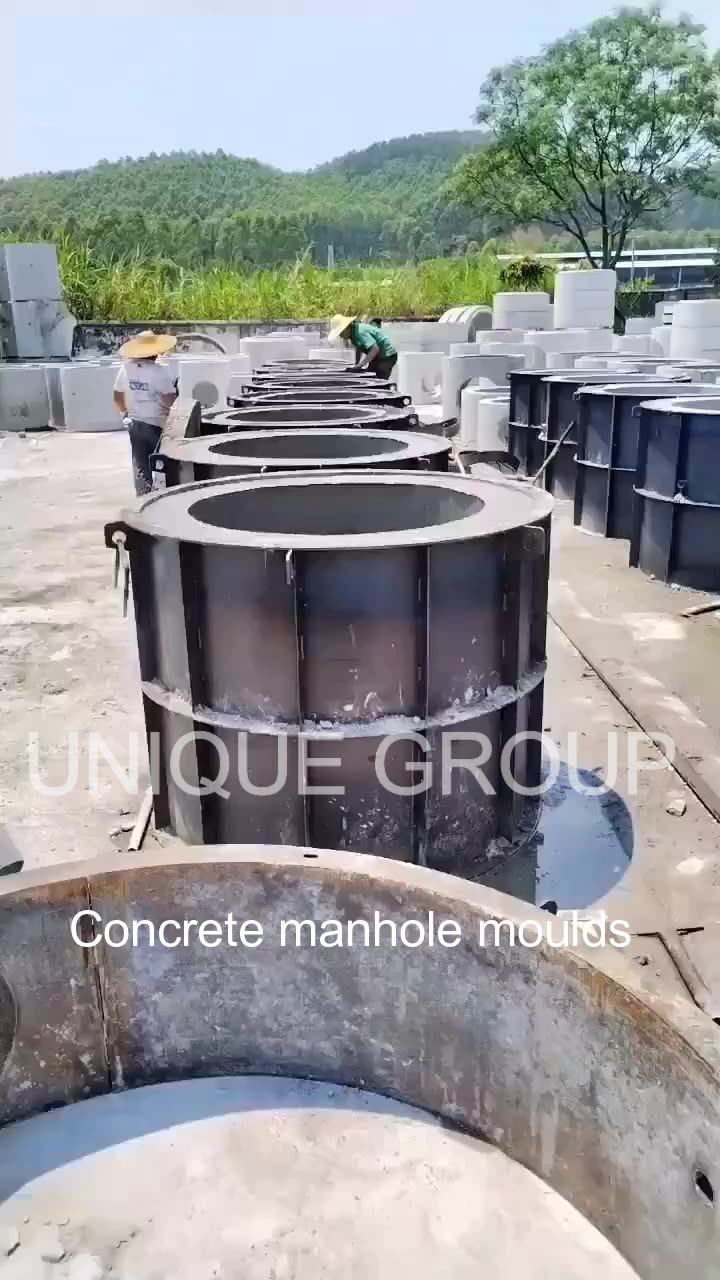 Automatical Precast Reinforced Concrete Manhole Mould Making Machine ...