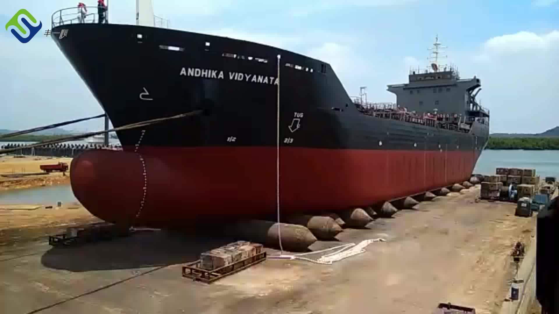 Natural Rubber Dunnage Marine Rubber Airbag For Ship Launching - Buy ...