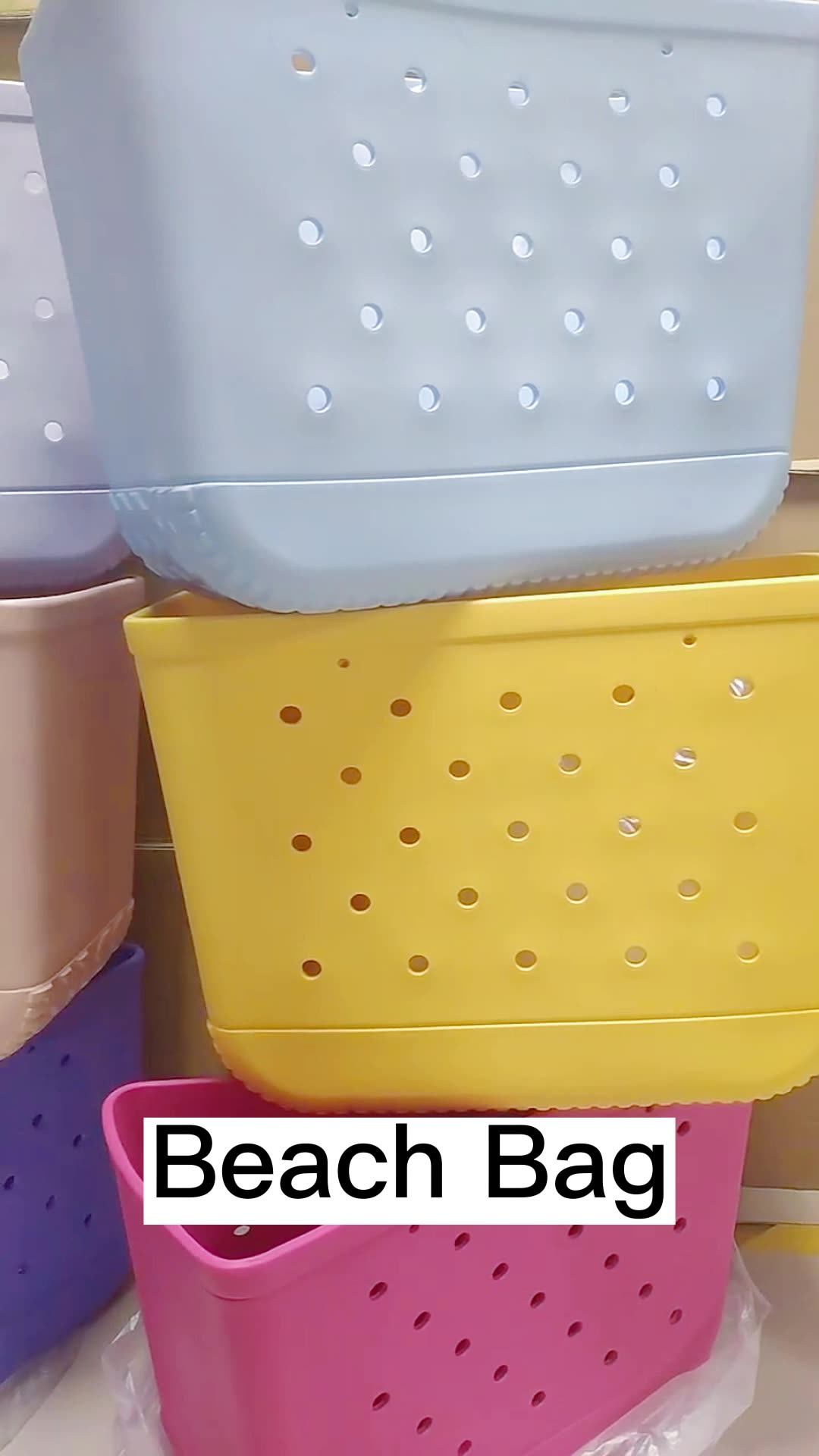 Pt Custom Woman Beach Bogg Bag Silicone Beach Accessories Waterproof ...