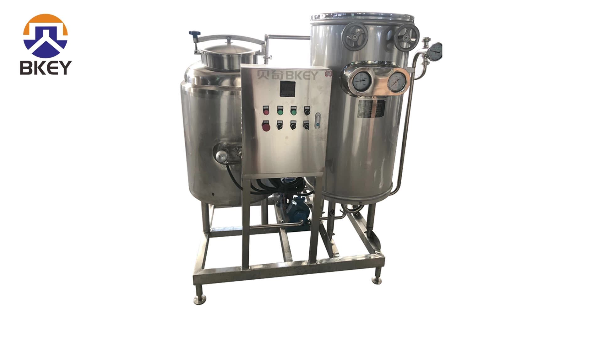 500l/h Htst Pasteurizer Machine Milk Dairy Sterilizer Electric Heating ...