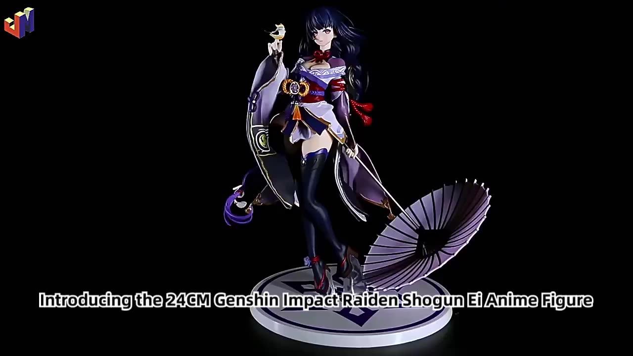 24cm Genshin Impact Raiden Shogun Ei Anime Figures Game Collectible ...